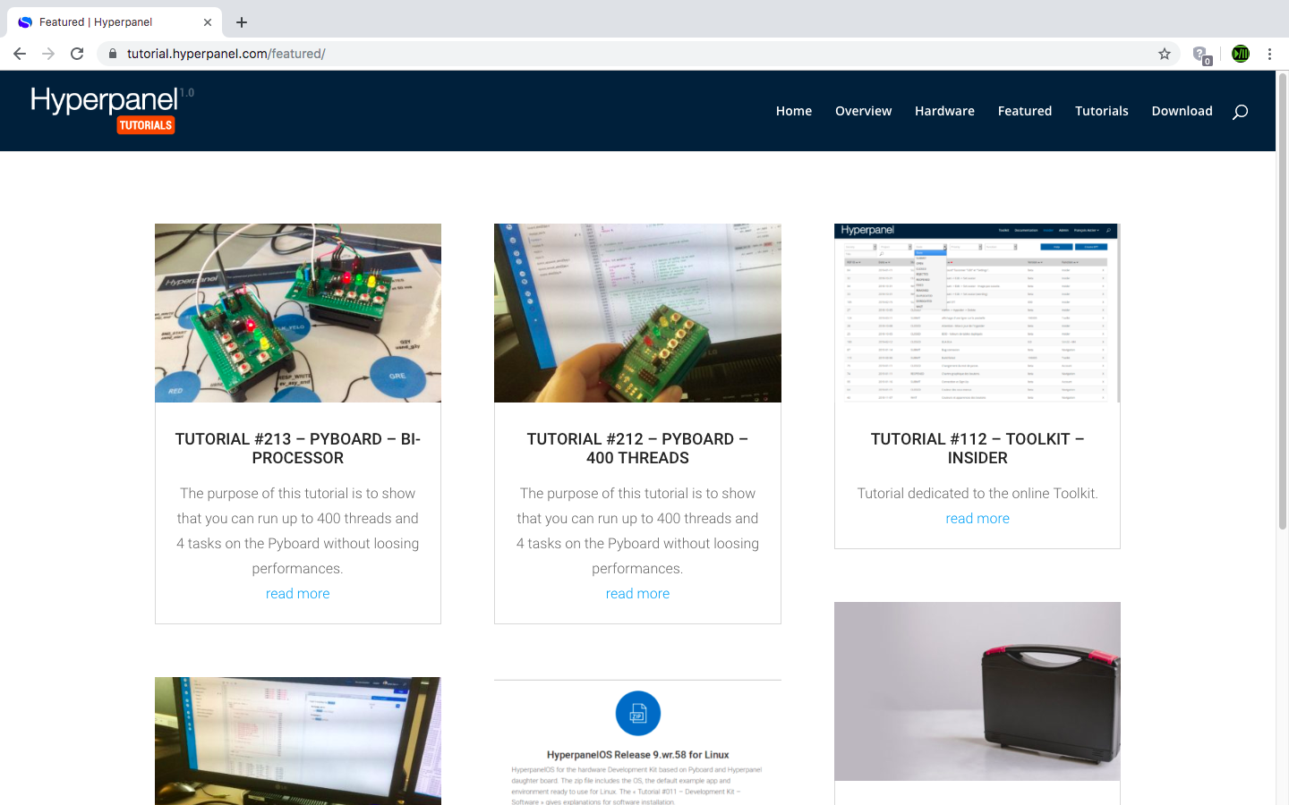 Hyperpanel | New website for Hyperpanel OS tutorials