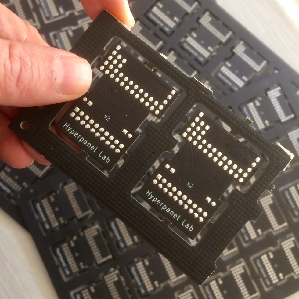 Hyperpanel | Producing STM32Py evaluation kit.