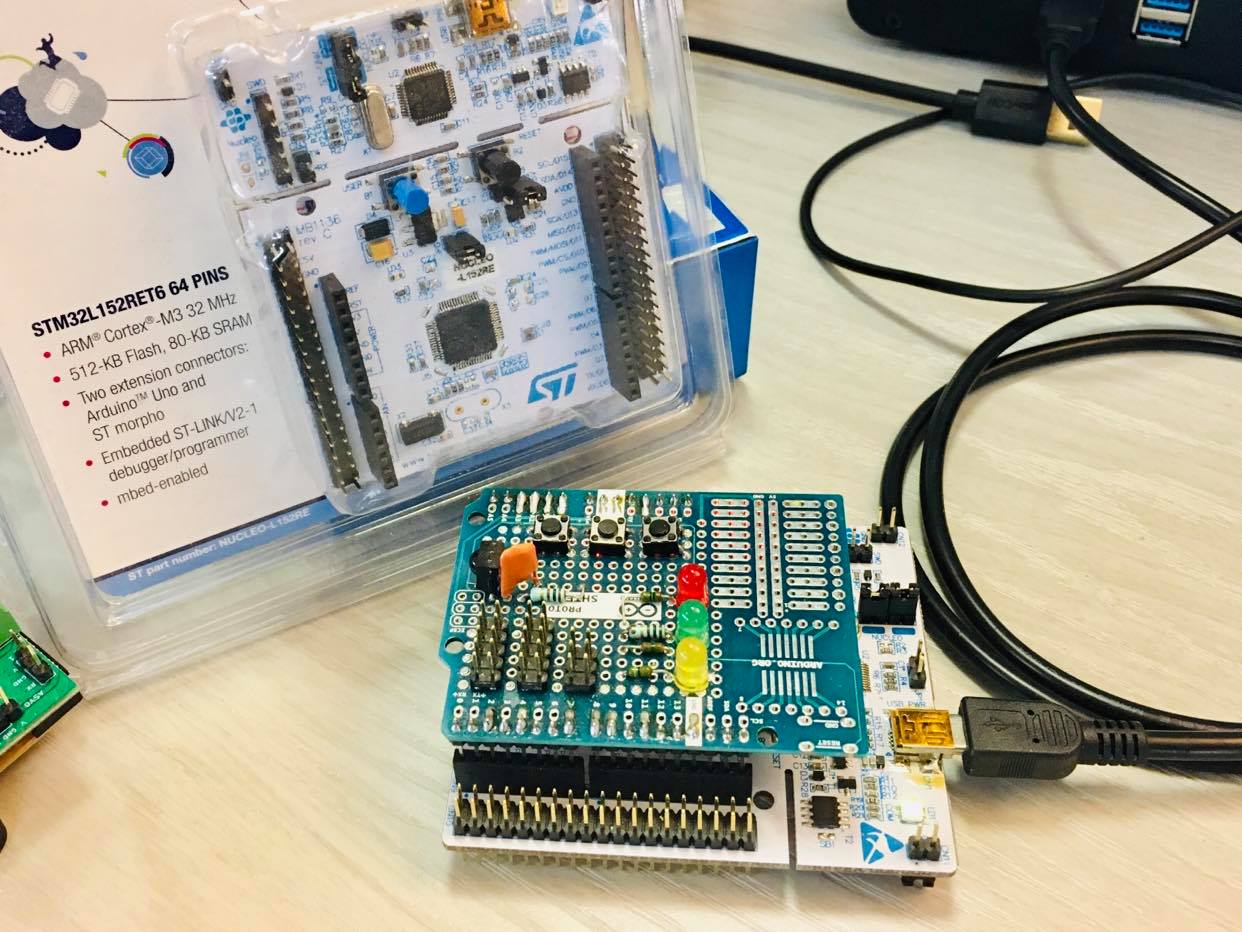 Hyperpanel | Welcome to the STM32 Nucleo Cortex M3.