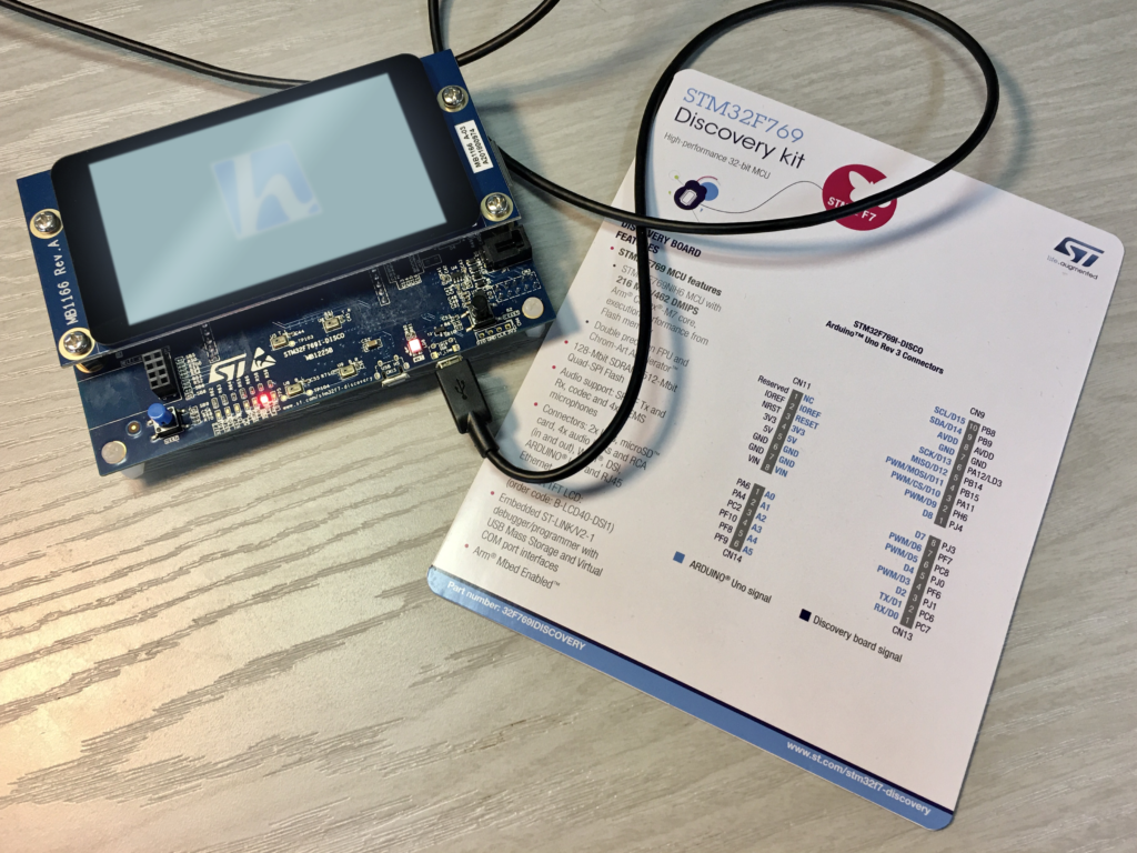 Hyperpanel | Welcome to the STM32F769 Discovery kit.